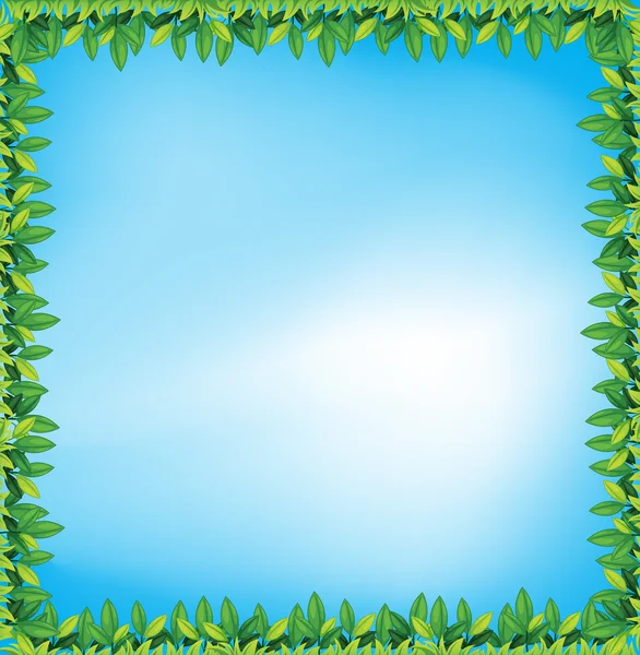 Leaves frame - Stock Image - Everypixel
