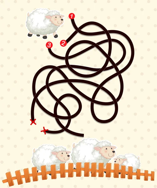 Maze sheep Vector Art Stock Images | Depositphotos