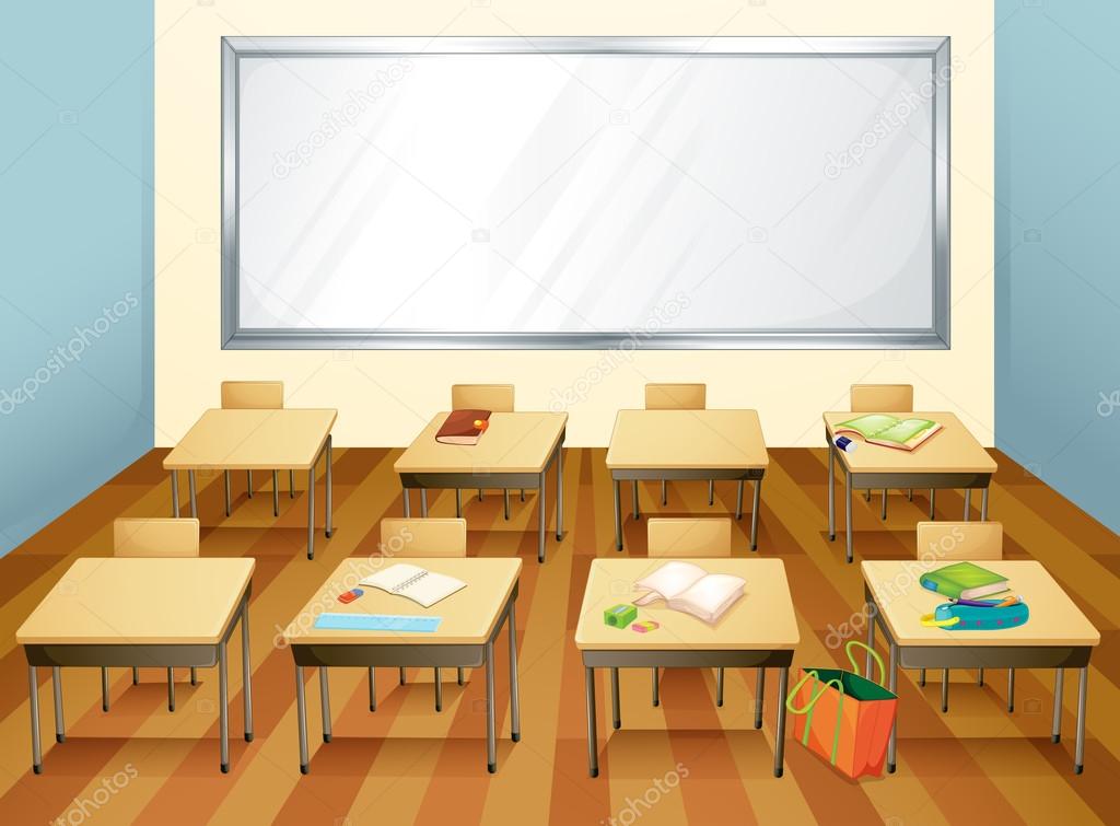 Classroom — Stock Vector © interactimages #66111989