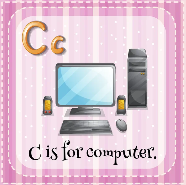 Letter C is for computer Stock Vector Image by ©interactimages #82746306