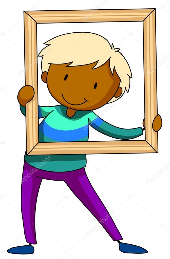 Man and frame Stock Vector Image by ©interactimages #71284441