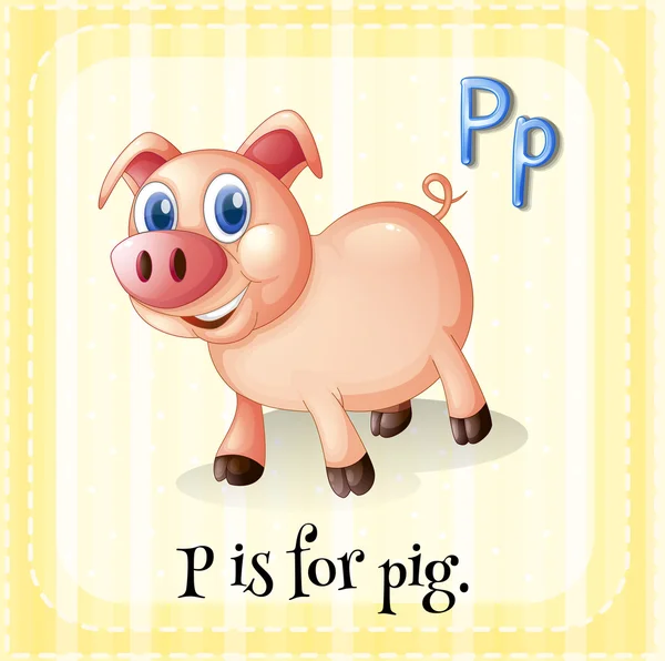 Flashcard letter P is for pan — Stock Vector © blueringmedia #109792012