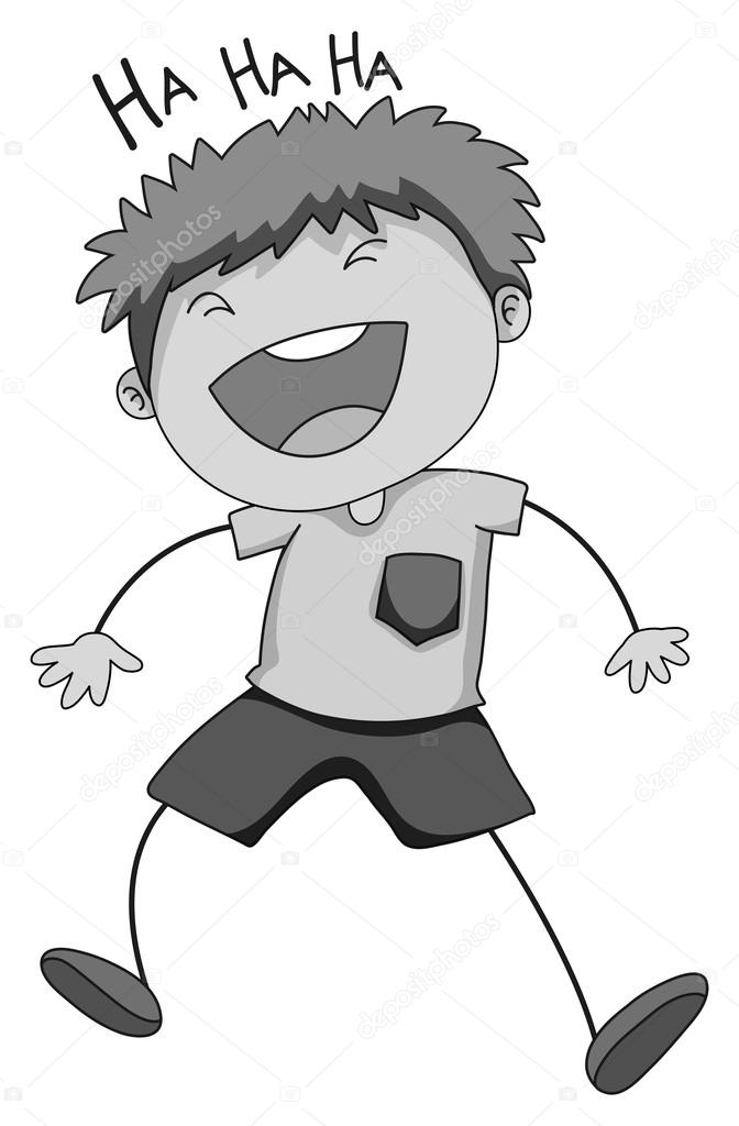 Niño riendo Vector de stock por ©interactimages 75620461