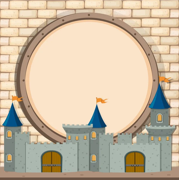ᐈ Medieval border stock cliparts, Royalty Free castle wall border ...
