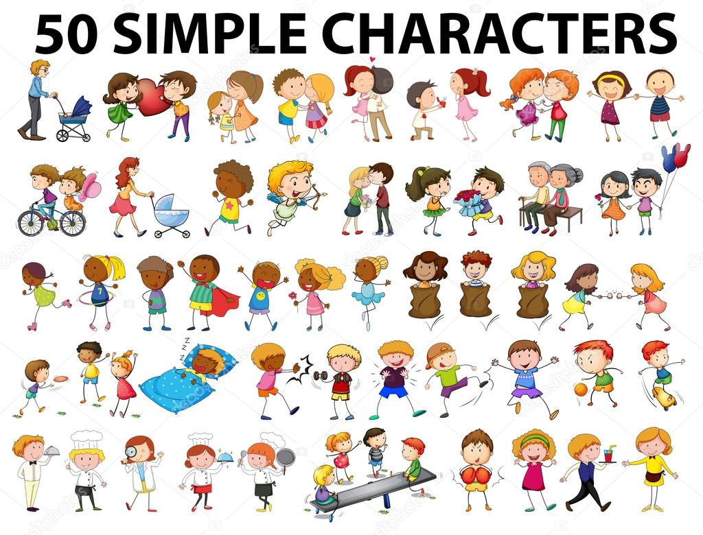 People doing different actions Stock Vector Image by ©interactimages ... People doing different actions Stock Vector Image by ©interactimages ...