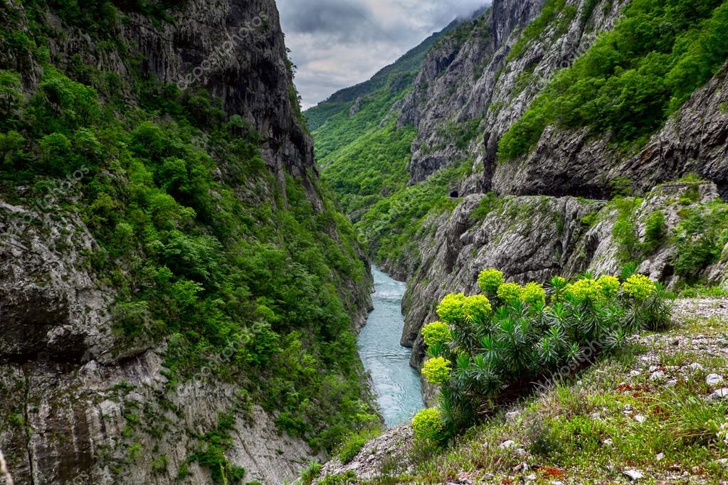 Moraca river canyon Stock Photo by ©liseykina 58404219