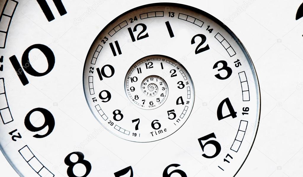 Twisted clock face — Stock Photo © liseykina #58442541