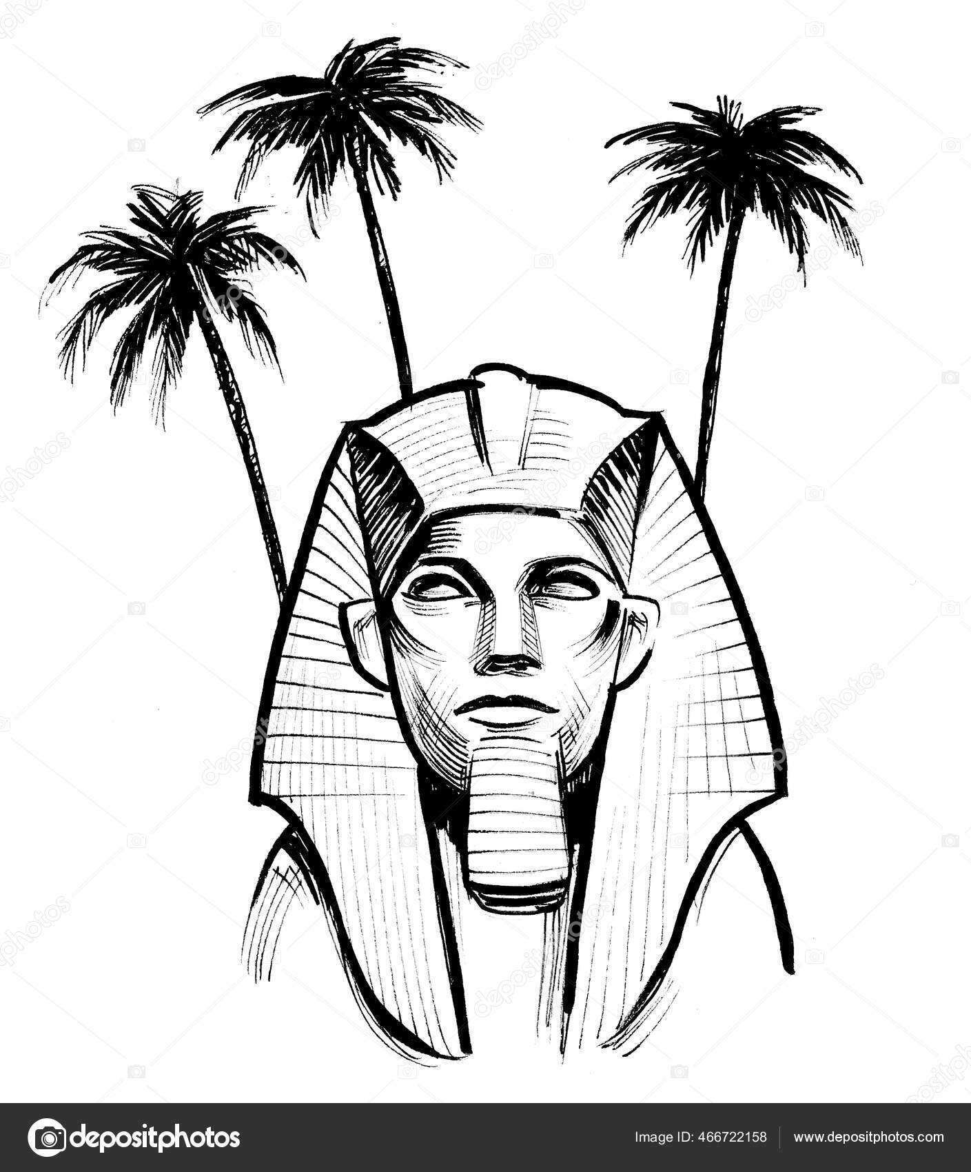 Egyptian Pharaoh Drawings