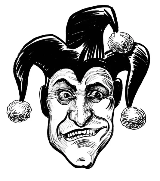 Medieval Court Jester Drawing