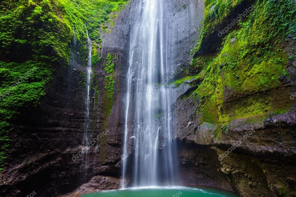 Madakaripura Waterfall, East Java, Indonesia — Stock Photo © lkunl ...