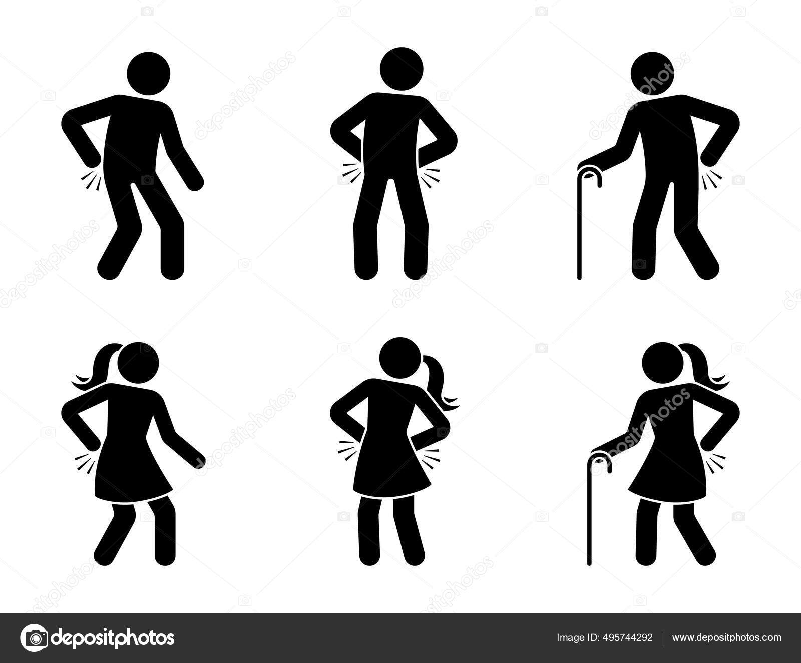 Injured Stick Figure