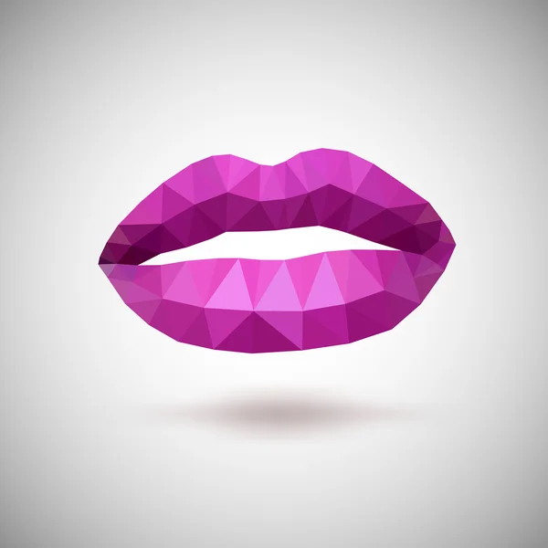 Red triangle Lips Stock Vector Image by ©master-erik #117744366