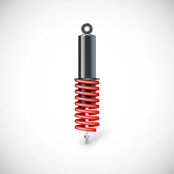 Car shock absorber and spring. Stock Vector Image by ©master-erik #75320323