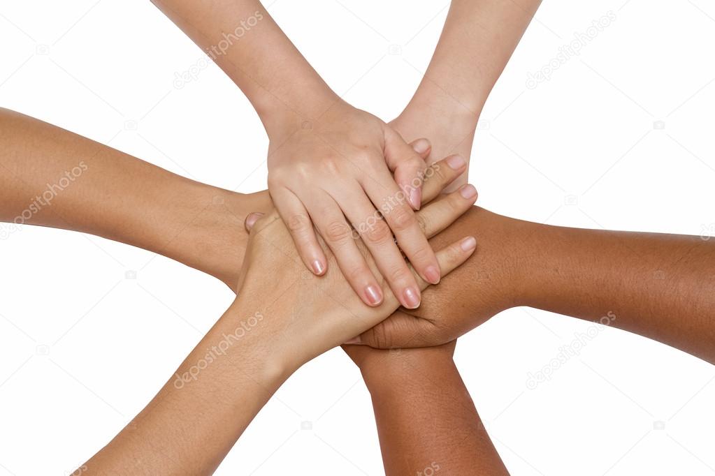 Teamwork Holding Hands