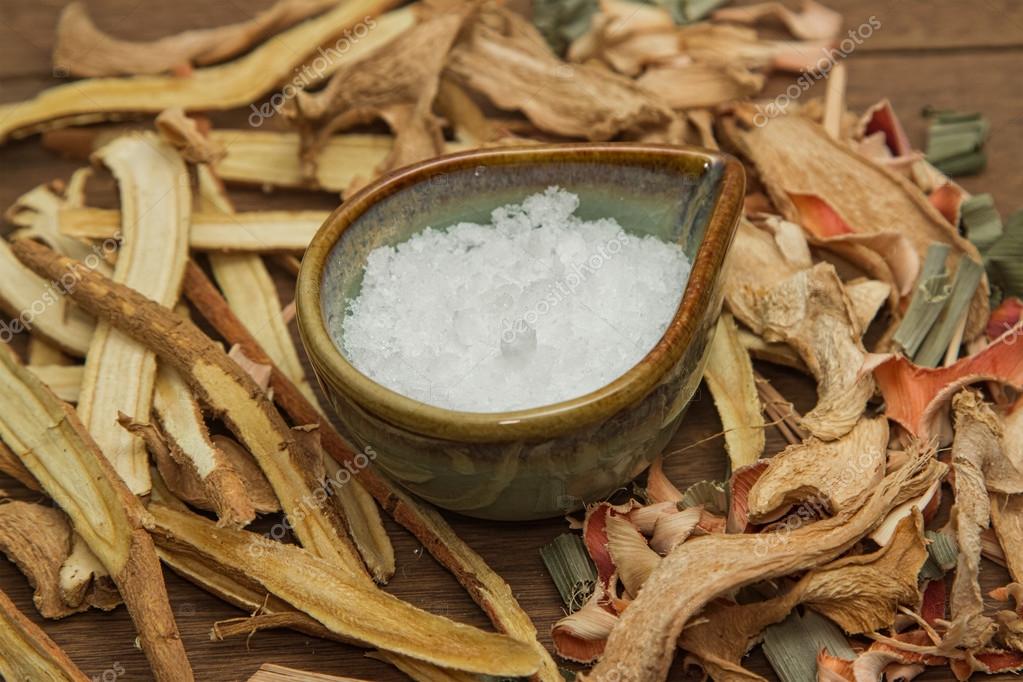 Borneo camphor, used for herbal medicine Stock Photo by ©plepraisaeng ...