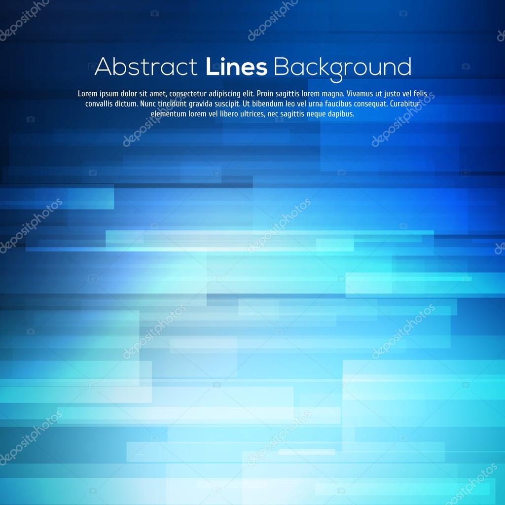 Blue abstract lines business vector background. Stock Vector Image by ...