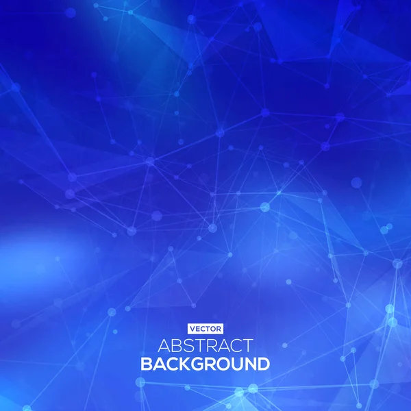 Abstract low poly grey bright technology vector background. Connection ...