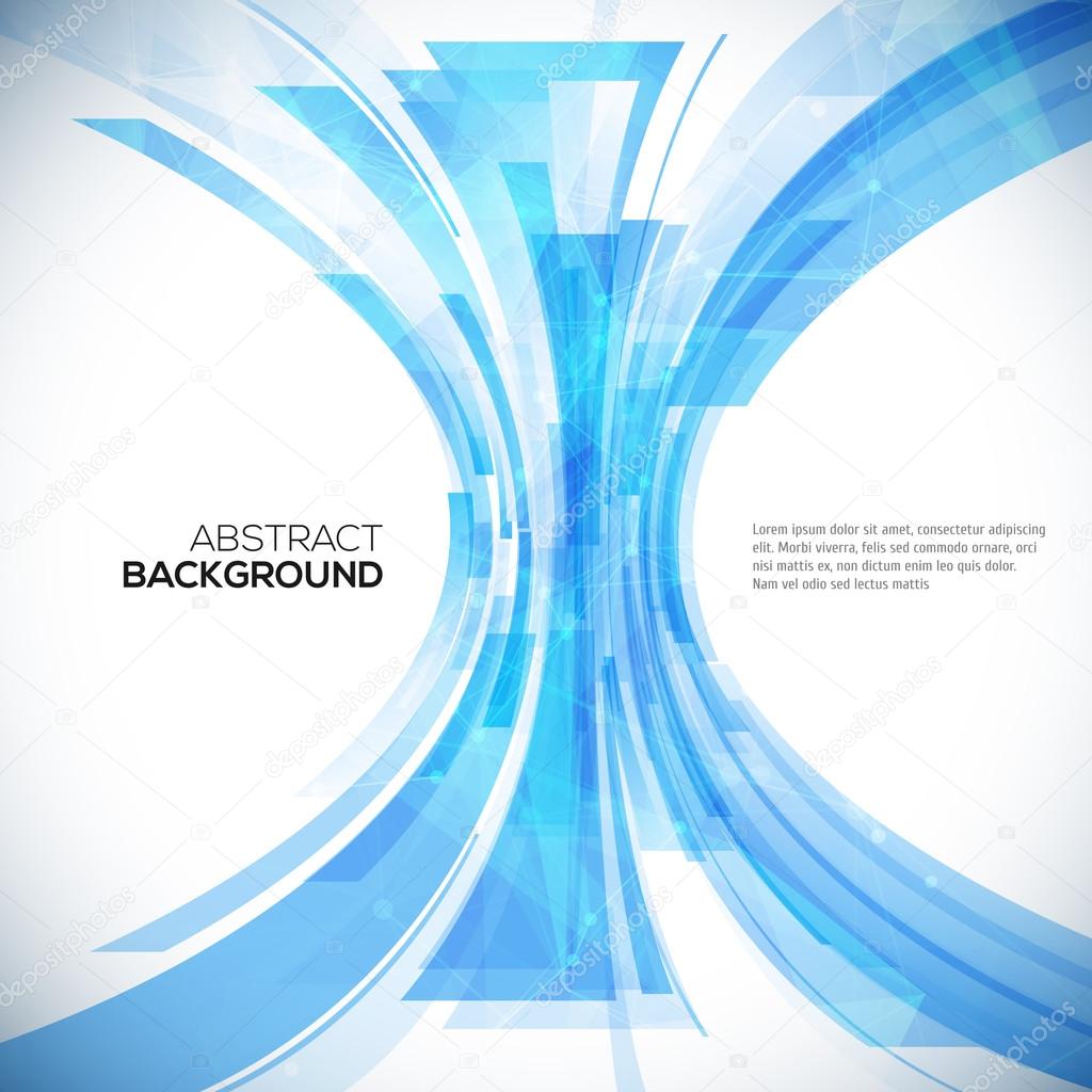 Business abstract blue background. Stock Vector by ©godruma 75262033