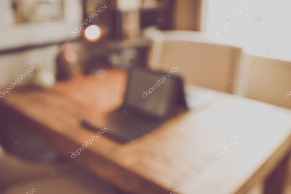 Blurred Office with Computer — Stock Photo © slickspics #83496278