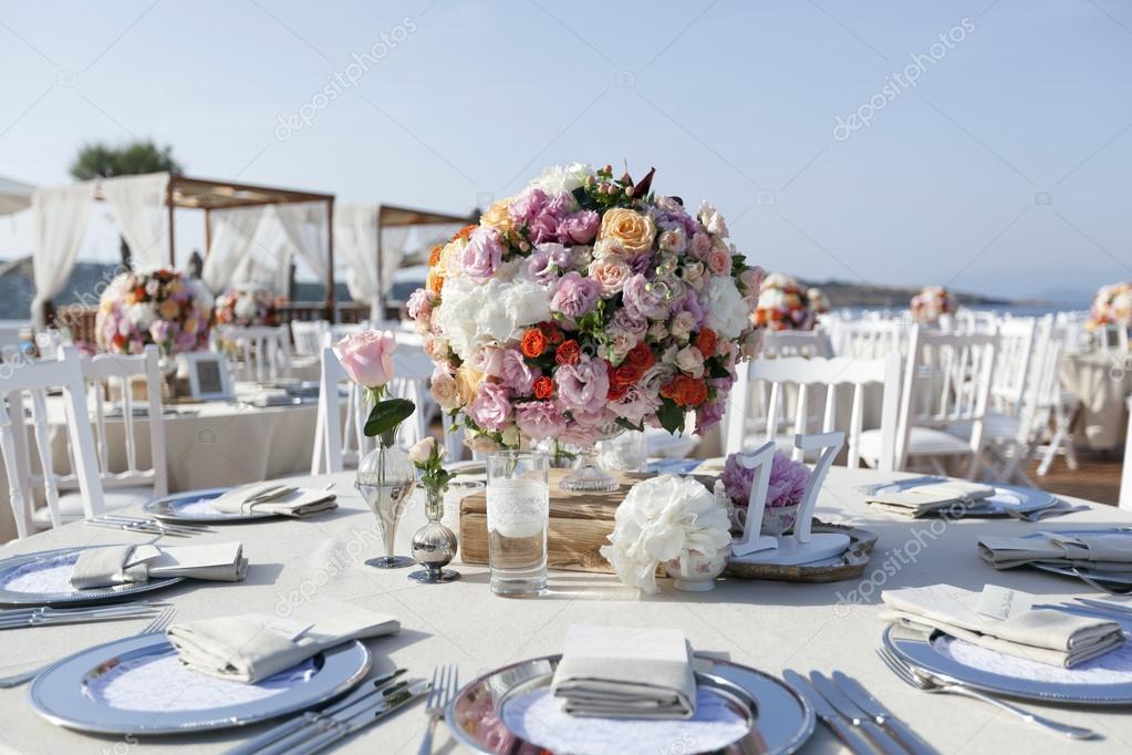 Impressive and beautiful wedding set up Stock Photo by ©ikinciadres ...