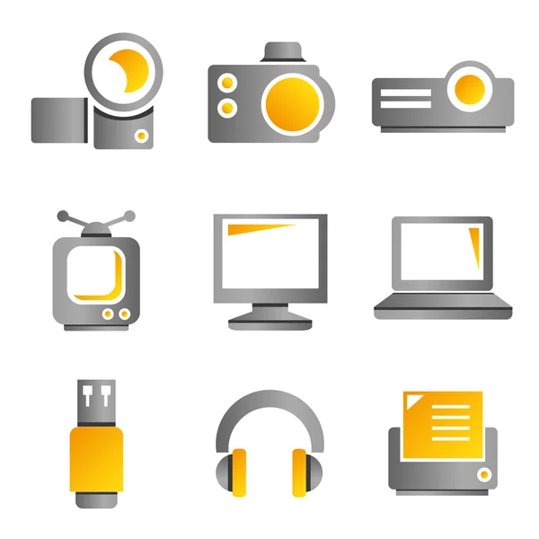 Ikon gadget imágenes de stock de arte vectorial | Depositphotos