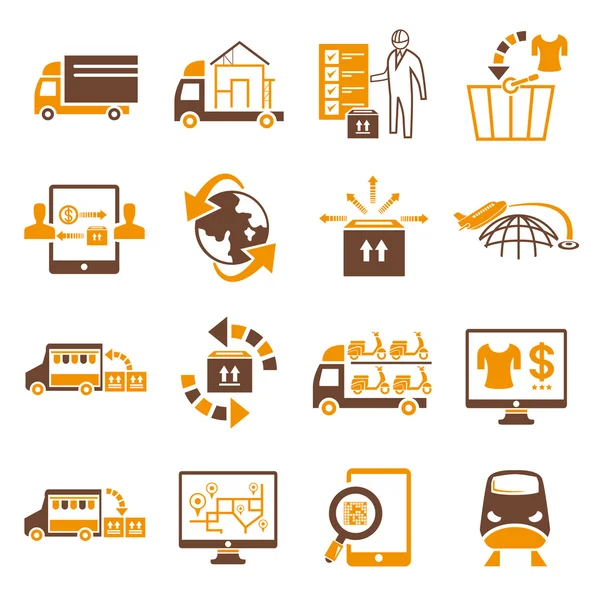 Truck icons — Stock Vector © Tantoon #20537077