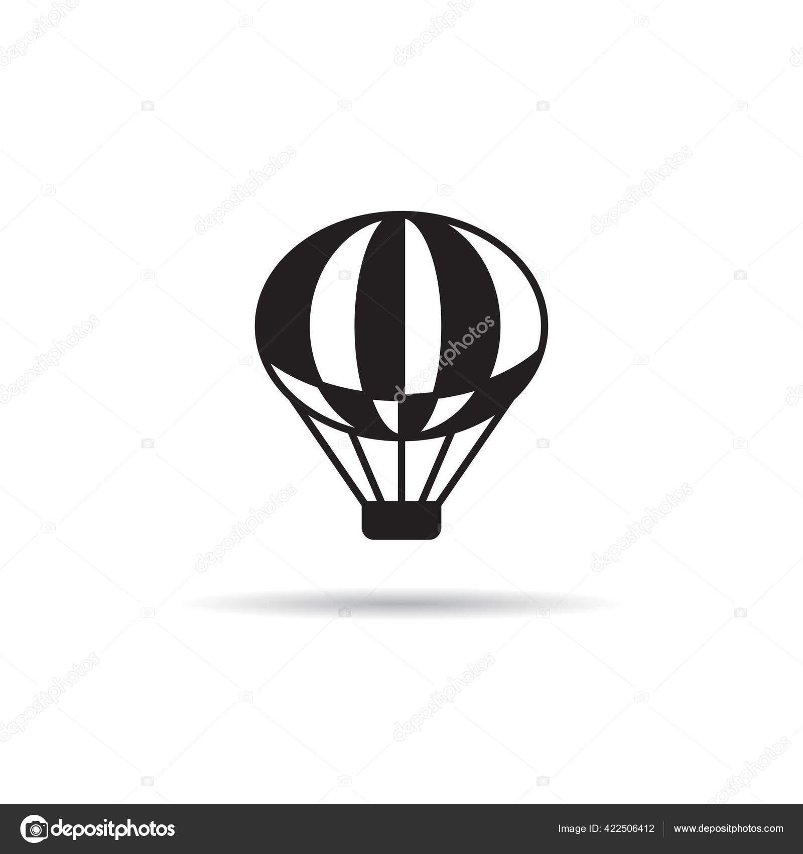 Balloon Icon Vector White Background Stock Vector by ©loopang 422506412