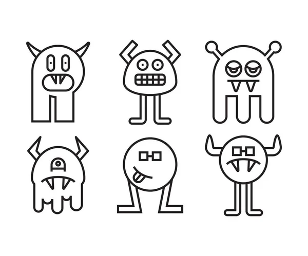 Simple Monster Doodles