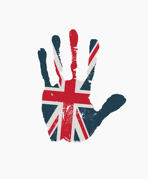 Human Handprint Colors Greek Flag Creative Vector Design Element ...