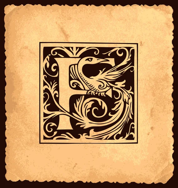 Medieval letter f Vector Art Stock Images | Depositphotos