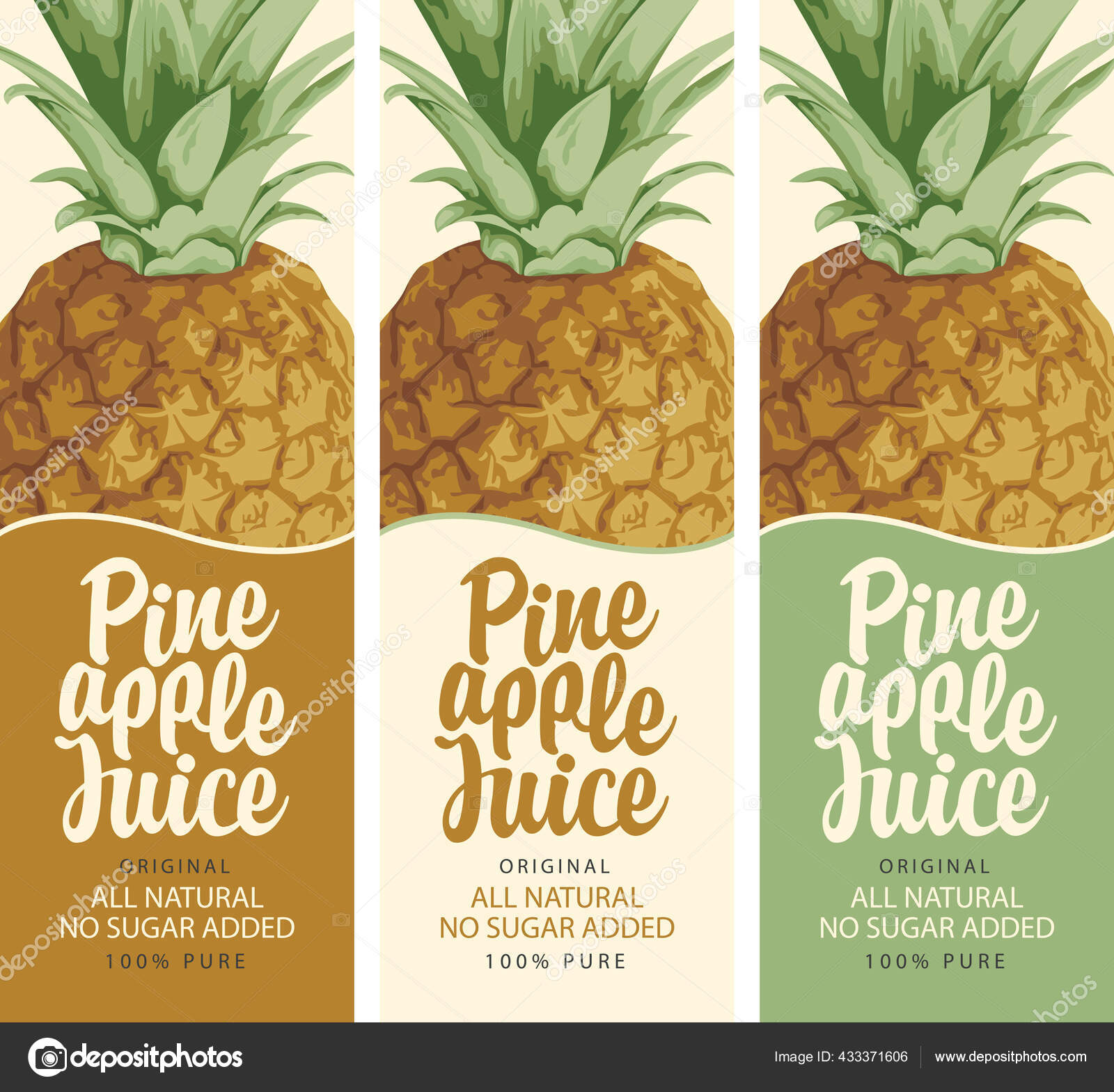 Pineapple Juice Label
