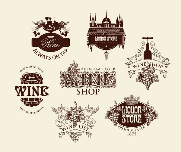 Liquor store logo Vector Art Stock Images | Depositphotos