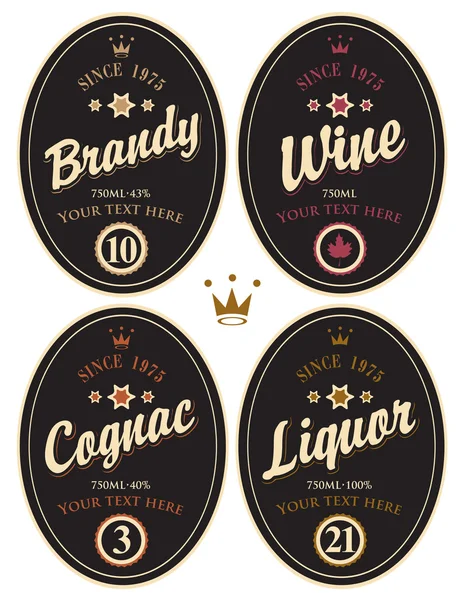 Alcohol label Vector Art Stock Images | Depositphotos