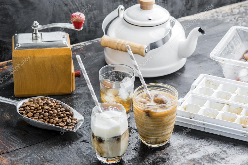 Arabica Iced Cafe Latte Stock Photo by ©Thanakon 65204189