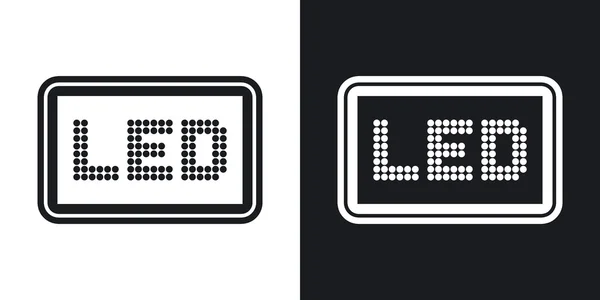 Vector LED screen icon — Stock Vector © RealVector #35716525