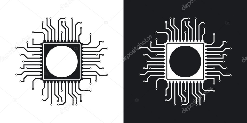 Computer chip icons. ⬇ Vector Image by © RealVector | Vector Stock ... Computer chip icons. ⬇ Vector Image by © RealVector | Vector Stock ...