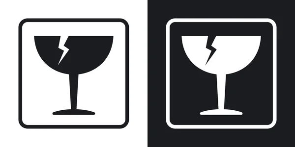 Breakable or fragile material packaging symbol Stock Vector by ...
