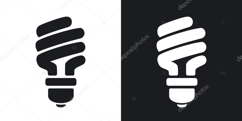 Energy saving light bulb icons. — Stock Vector © RealVector #107042310
