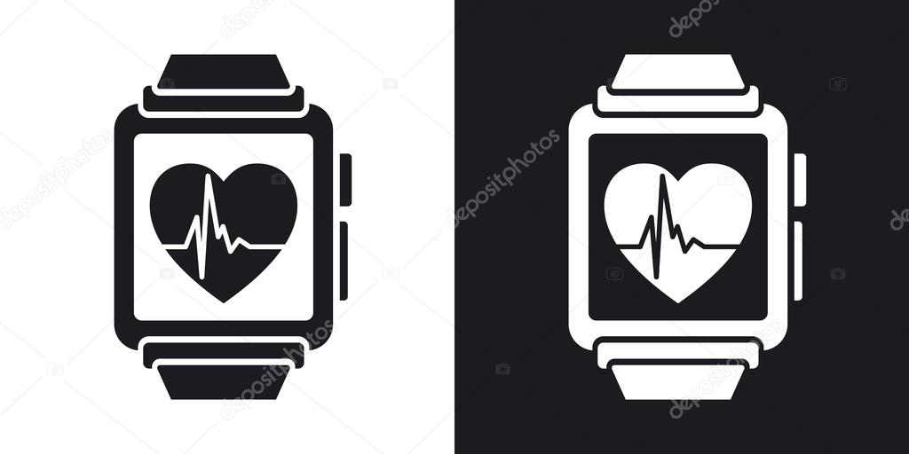 Smart watch with health app icons. Stock Vector Image by ©RealVector ...