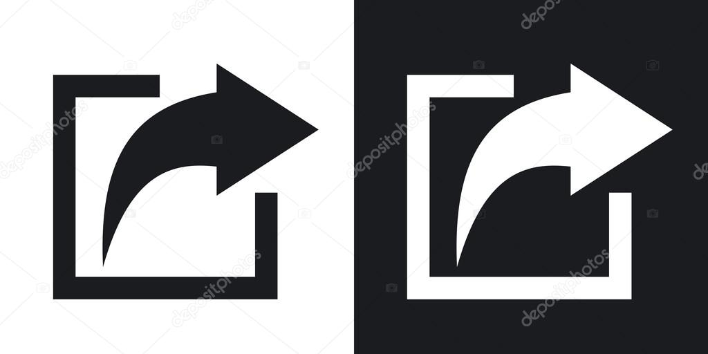 Share Arrow Icon Vector