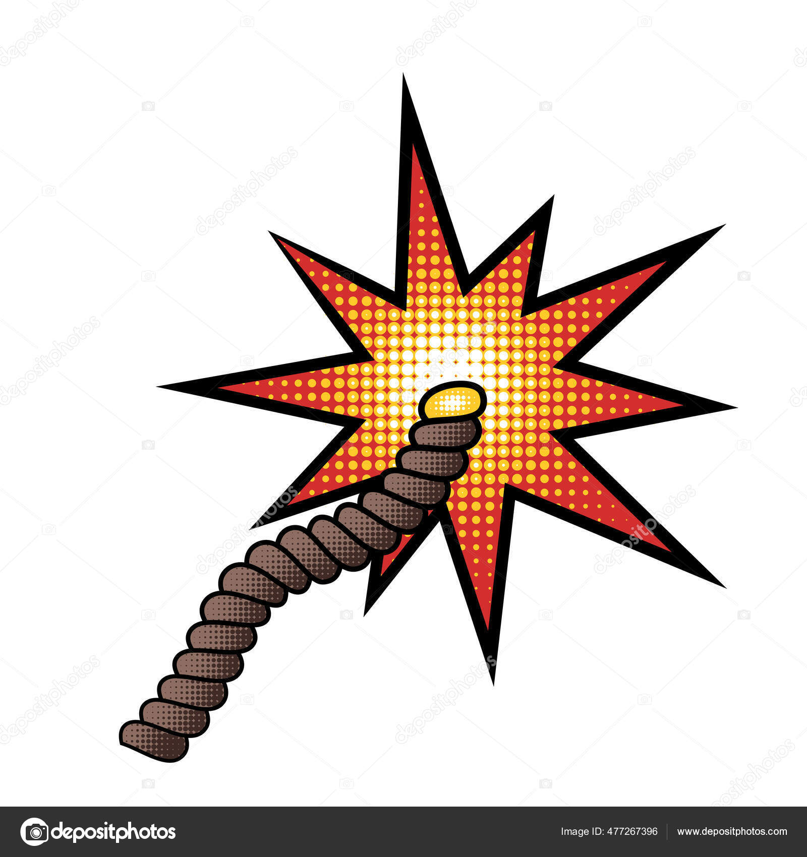 Dynamite Stick With Fuse