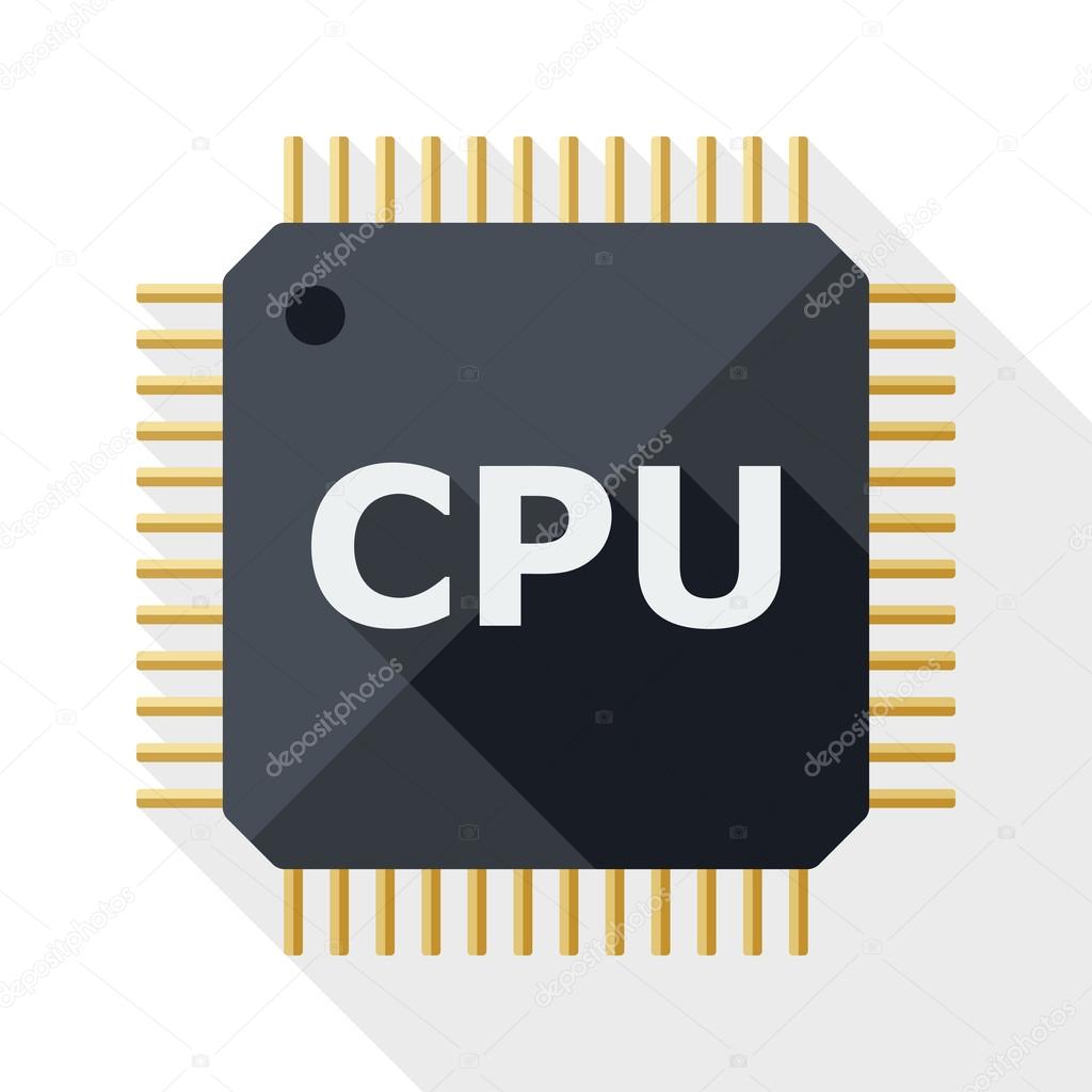 Cpu 아이콘 스톡 벡터 - ©RealVector 58597471