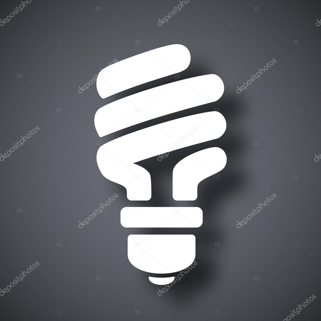 Fluorescent Light Bulb Vector