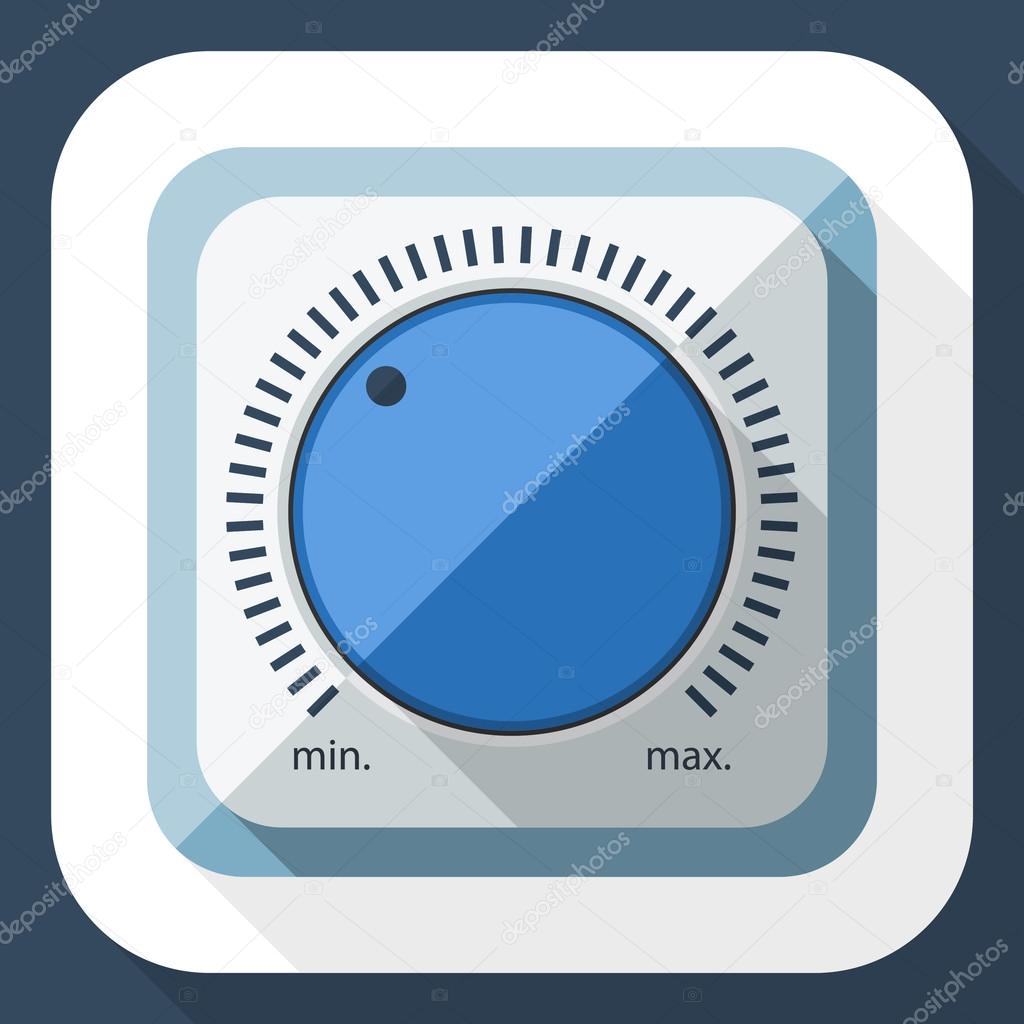 Volume knob icon Stock Vector by ©RealVector 59435503