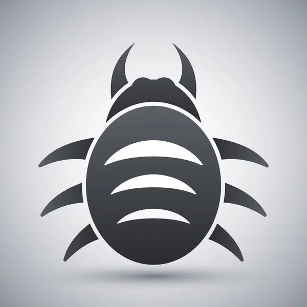 White bug icon Stock Vector Image by ©abscent #91641772