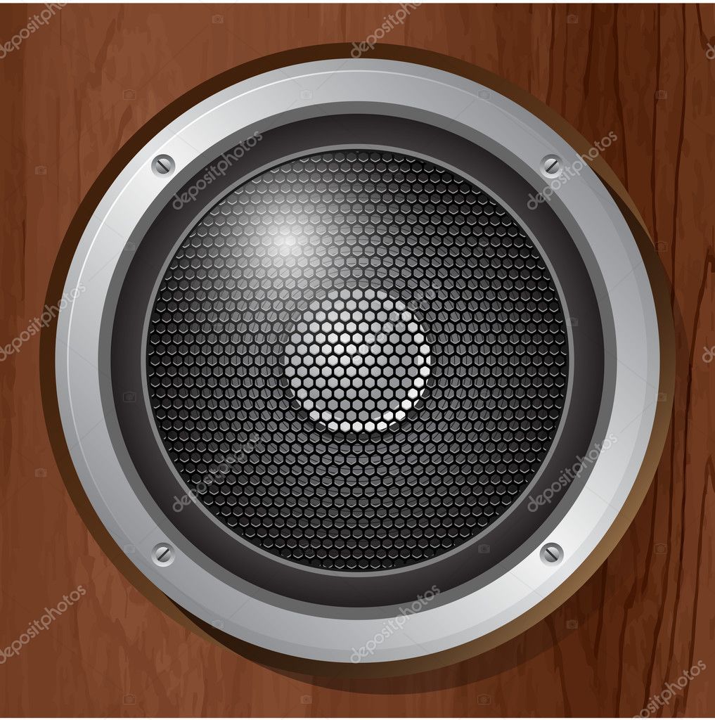 Audio, sound speaker Stock Vector by ©RealVector 79035352