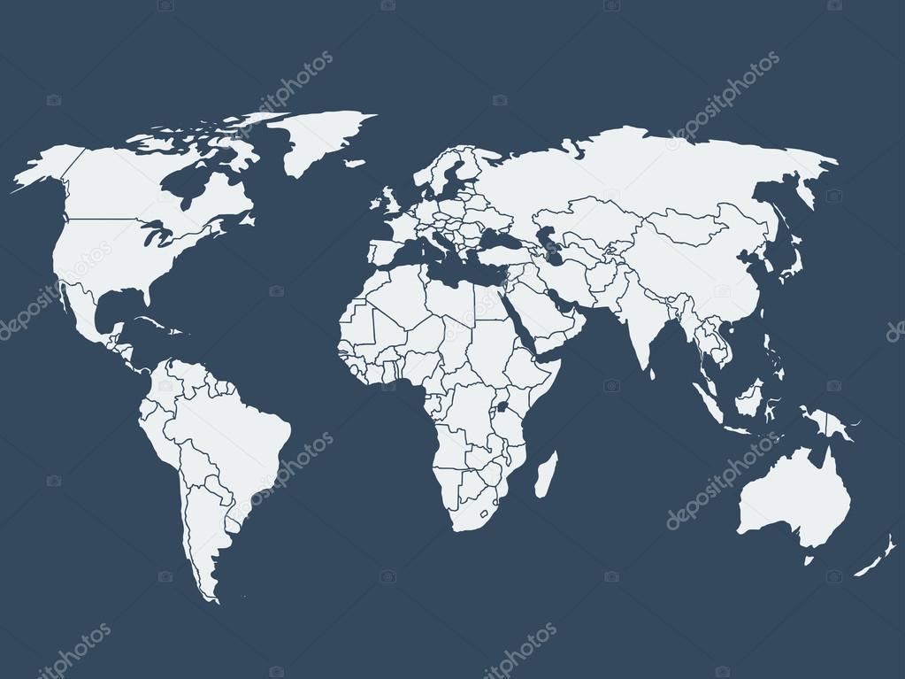 World map background Stock Vector by ©RealVector 79035474