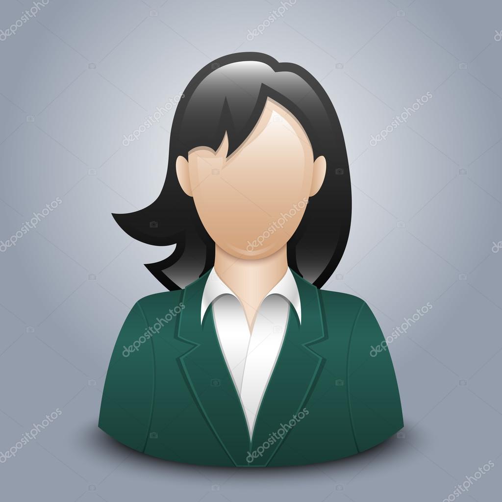 Female User Icon Vector