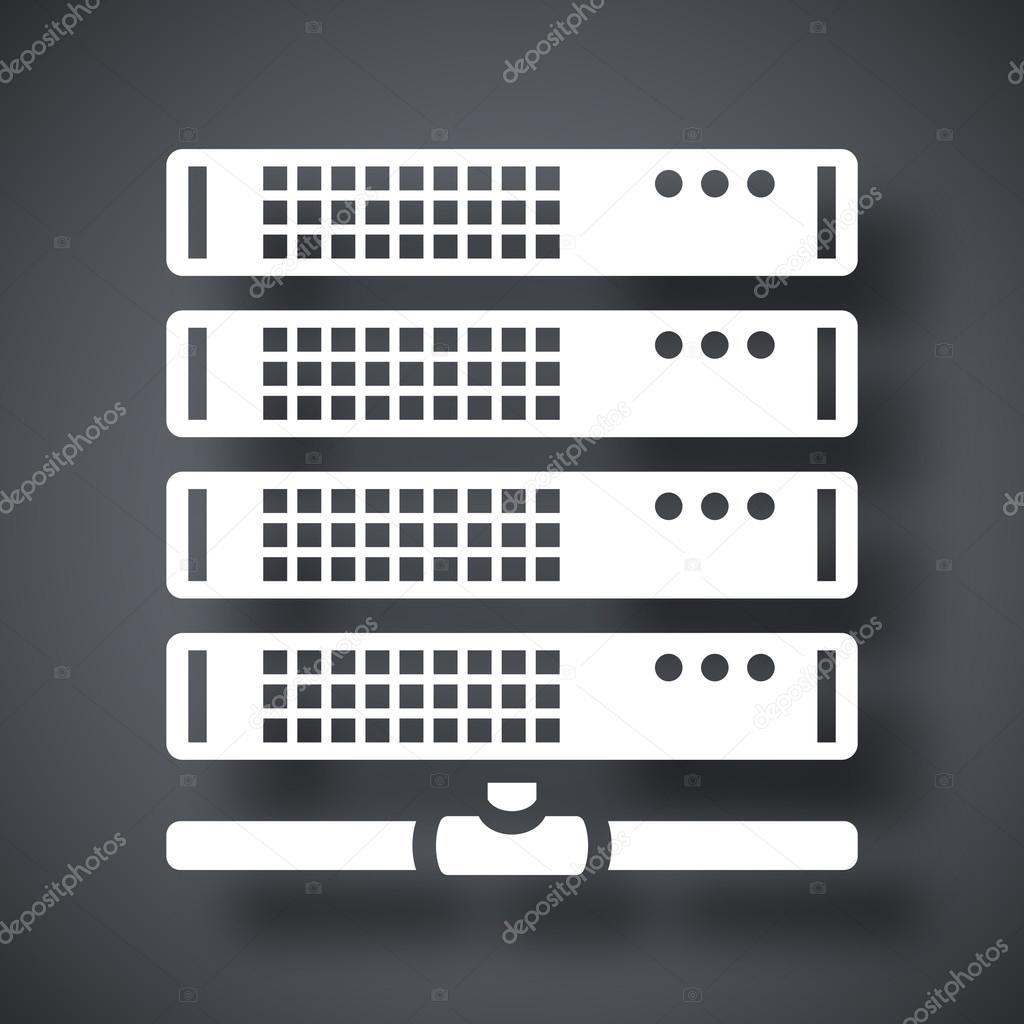 Server Database Icon — Stock Vector © Realvector 79809340