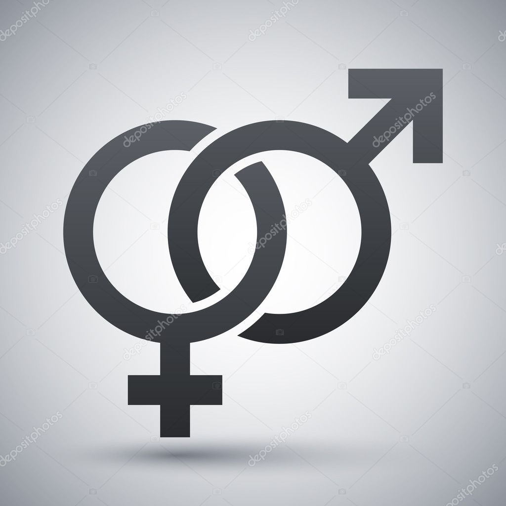 Sexe Masculin Et Féminin Symboles Image Vectorielle Par Realvector